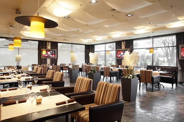 Luxury restaurant in european style Stock Photo by ©fiphoto 30163869