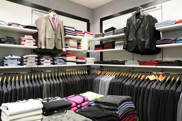 Brand new interior of cloth store - Stock Image - Everypixel