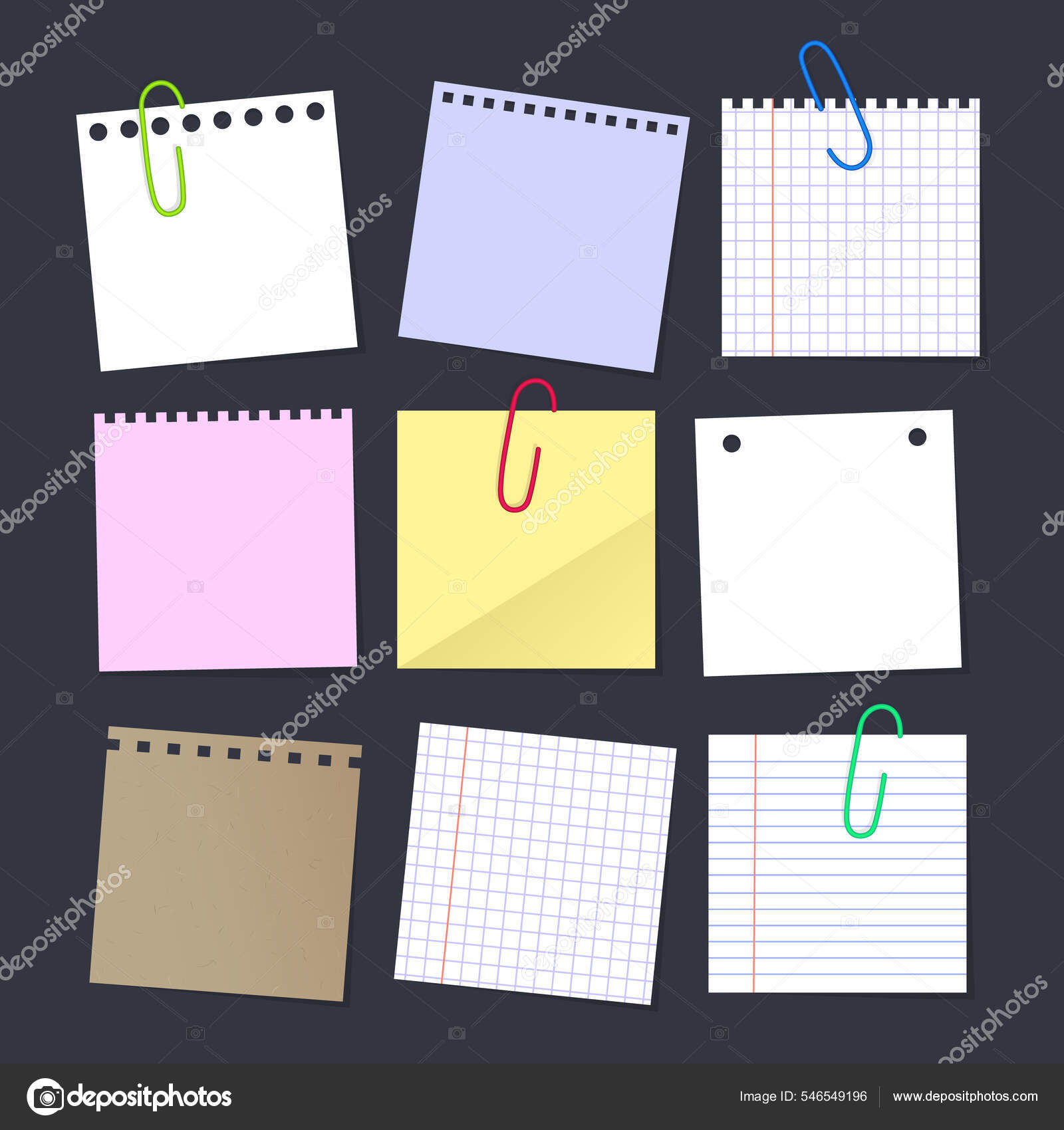 White Paper Sheets Scotch Tape Set Sticky Papers Adhesive Sellotape ...