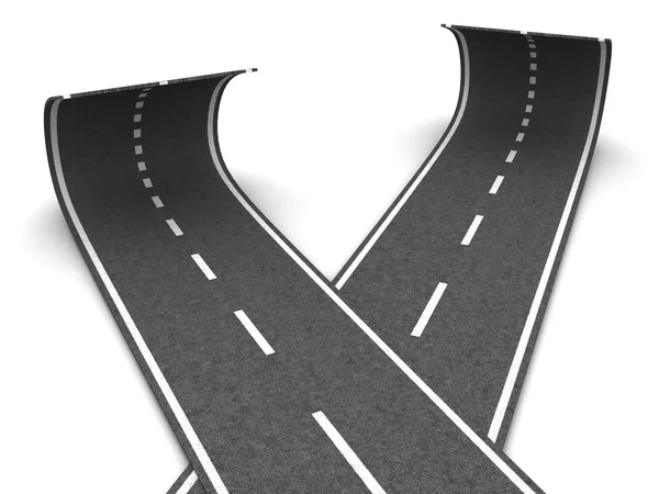 18 Two roads meeting Stock Photos, Two roads meeting Images ...