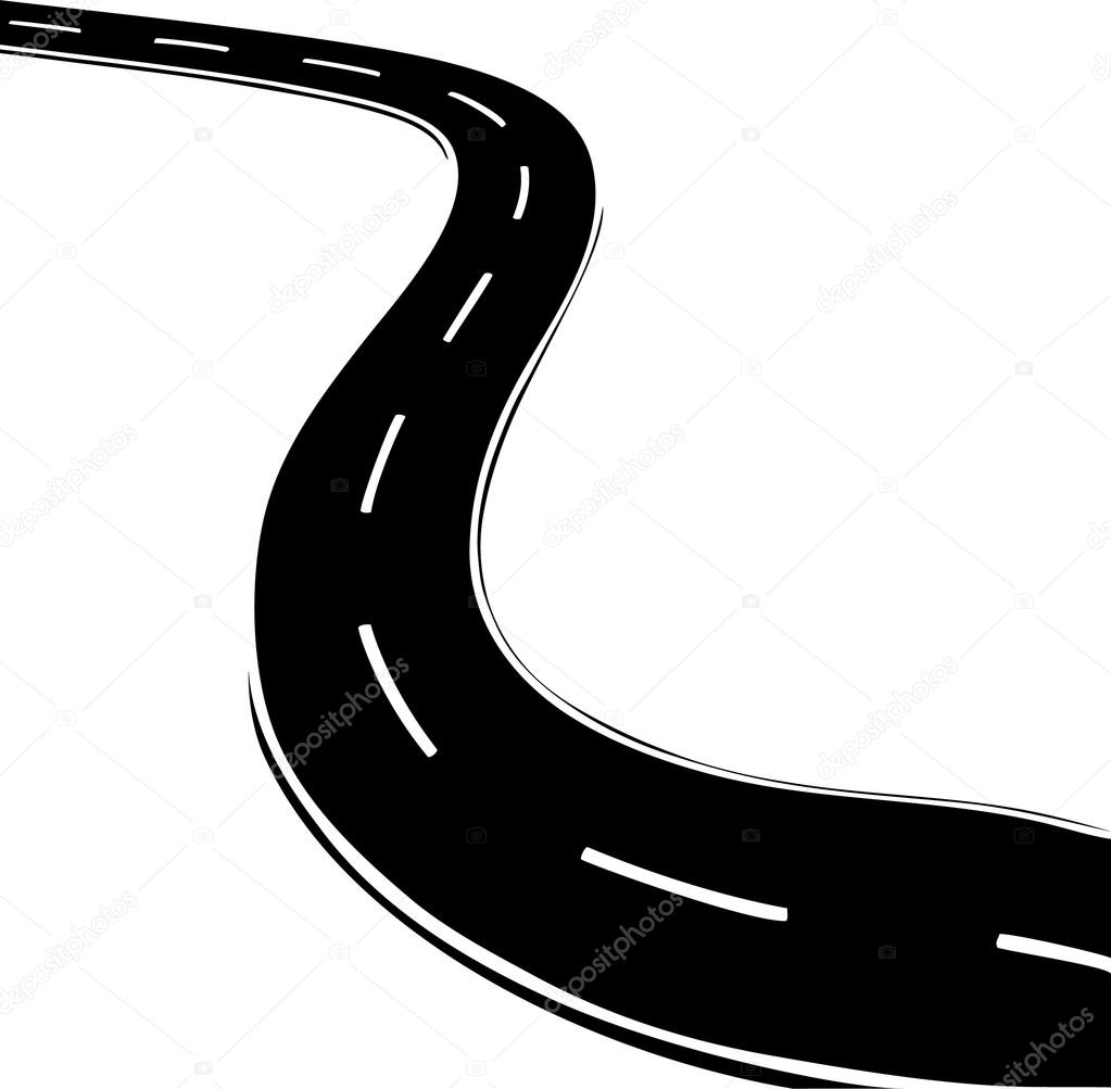 Road silhouette | Road silhouette. — Stock Photo © master3d #31991679