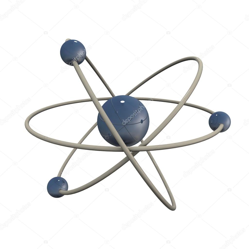 3d atom model Stock Photo by ©master3d 31991709