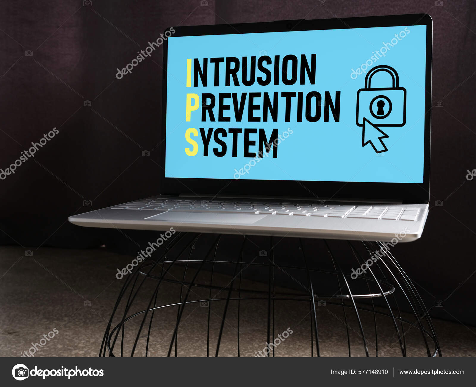Intrusion Prevention System Ips Shown Using Text — Stock Photo ...