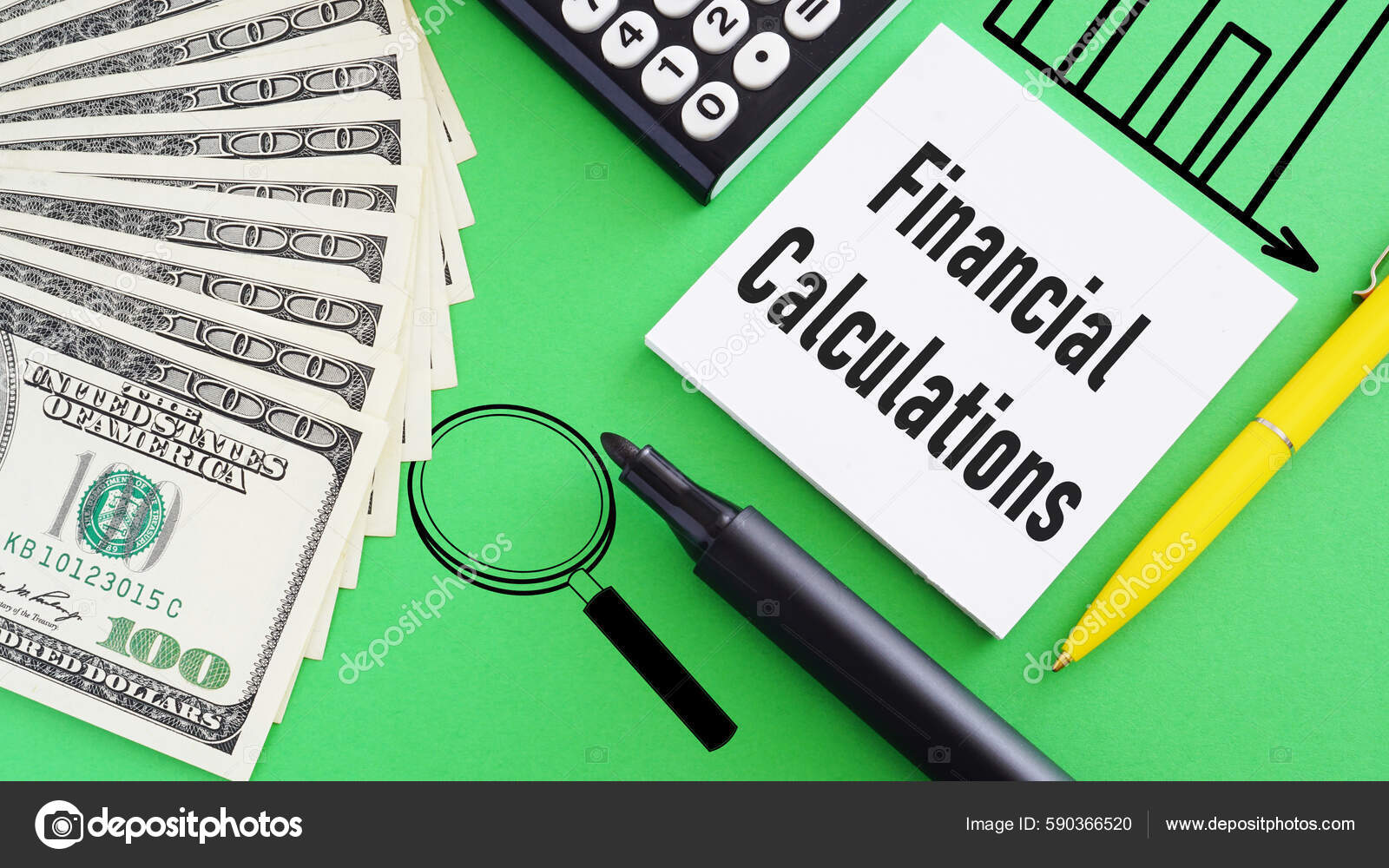Financial Calculations Shown Using Text Stock Photo by ©andrewde 590366520