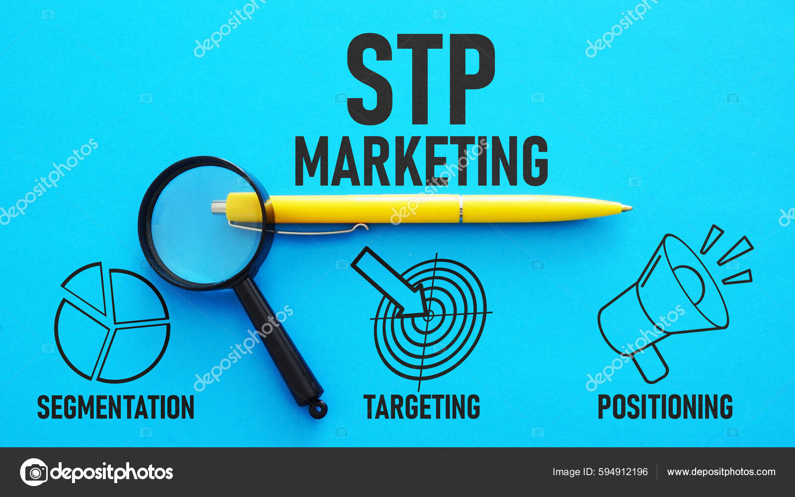 Stp Marketing Segmentation Targeting Positioning Shown Using Text ...