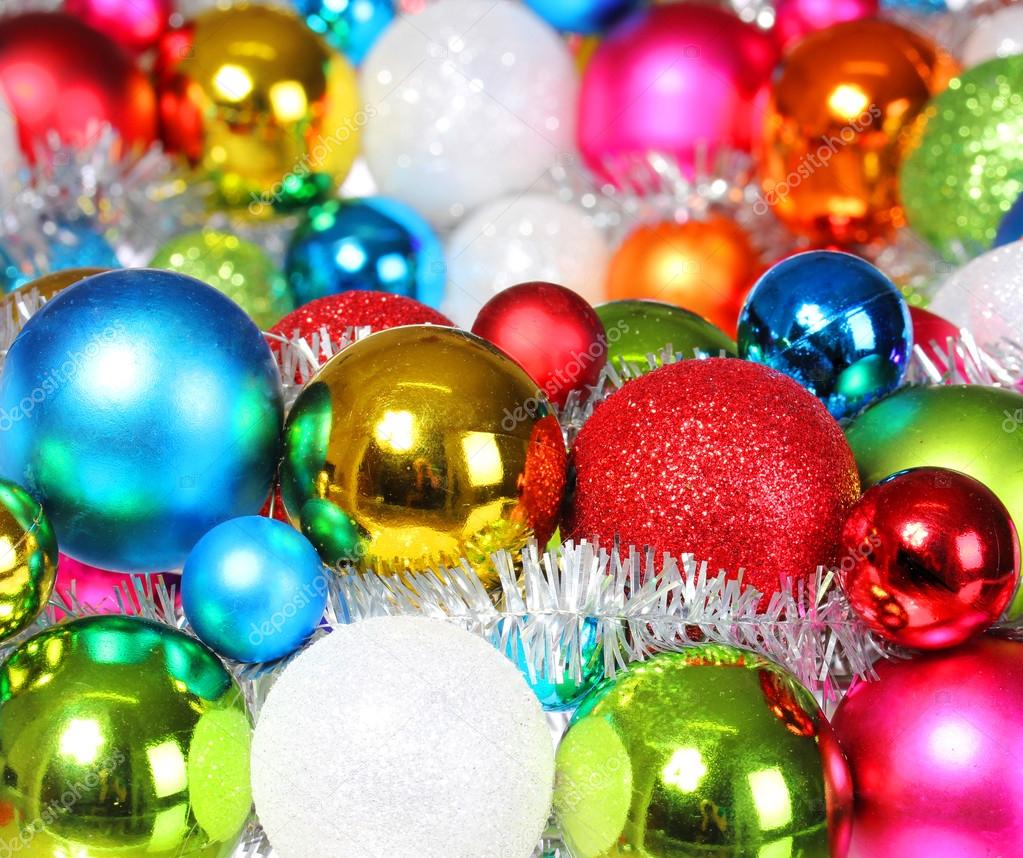 Colorful Christmas Ornament Wallpaper