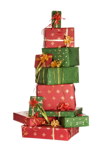 Stacked christmas presents Stock Photos, Royalty Free Stacked christmas ...