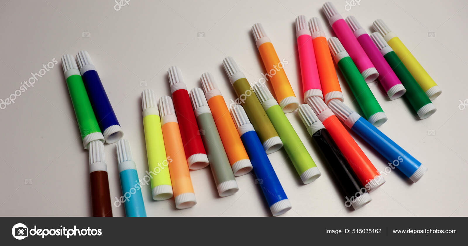 Beautiful School Background Felt Tip White Marker Painting Stock Photo ...