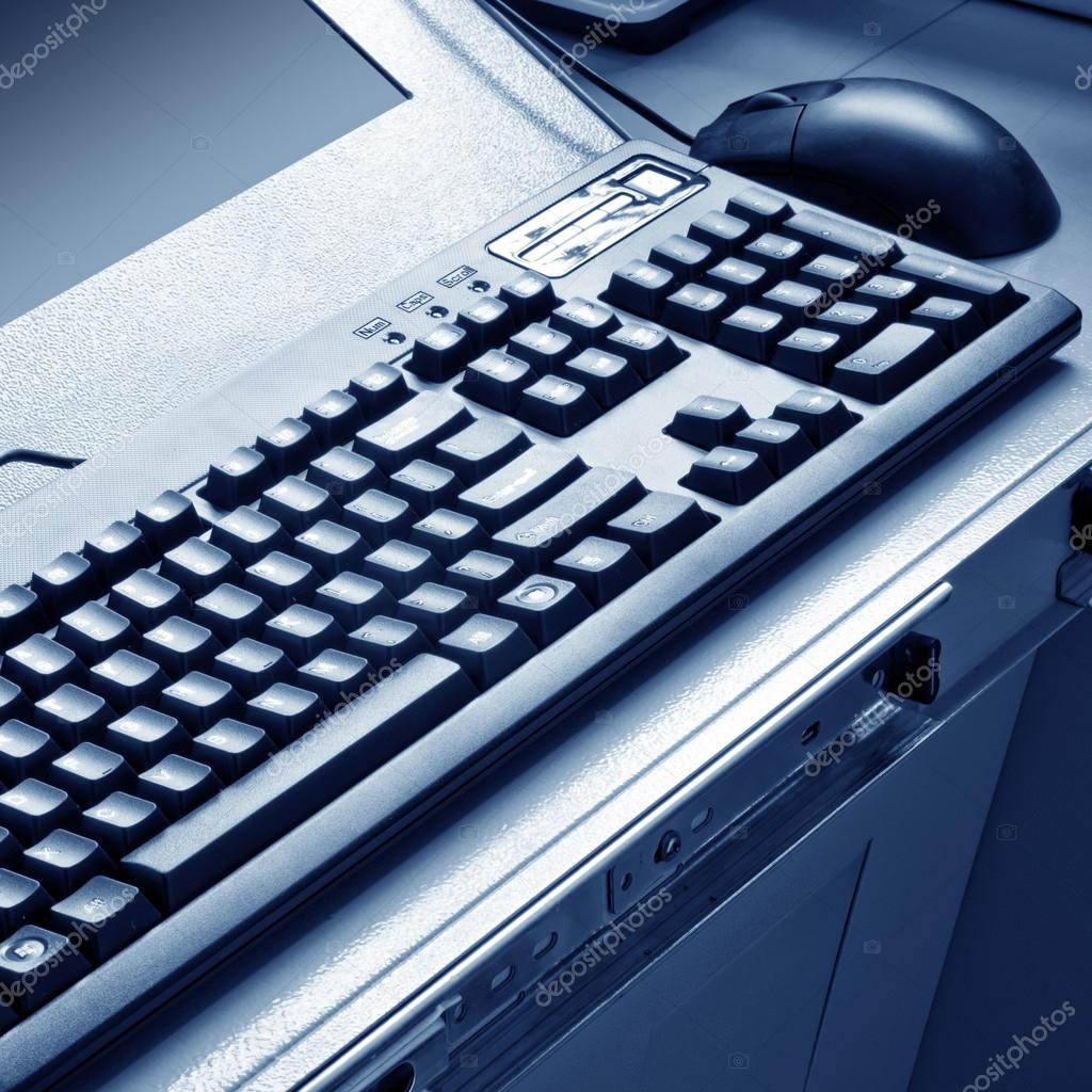 Computer mouse and keyboard Stock Photo by ©gyn9037 20173319