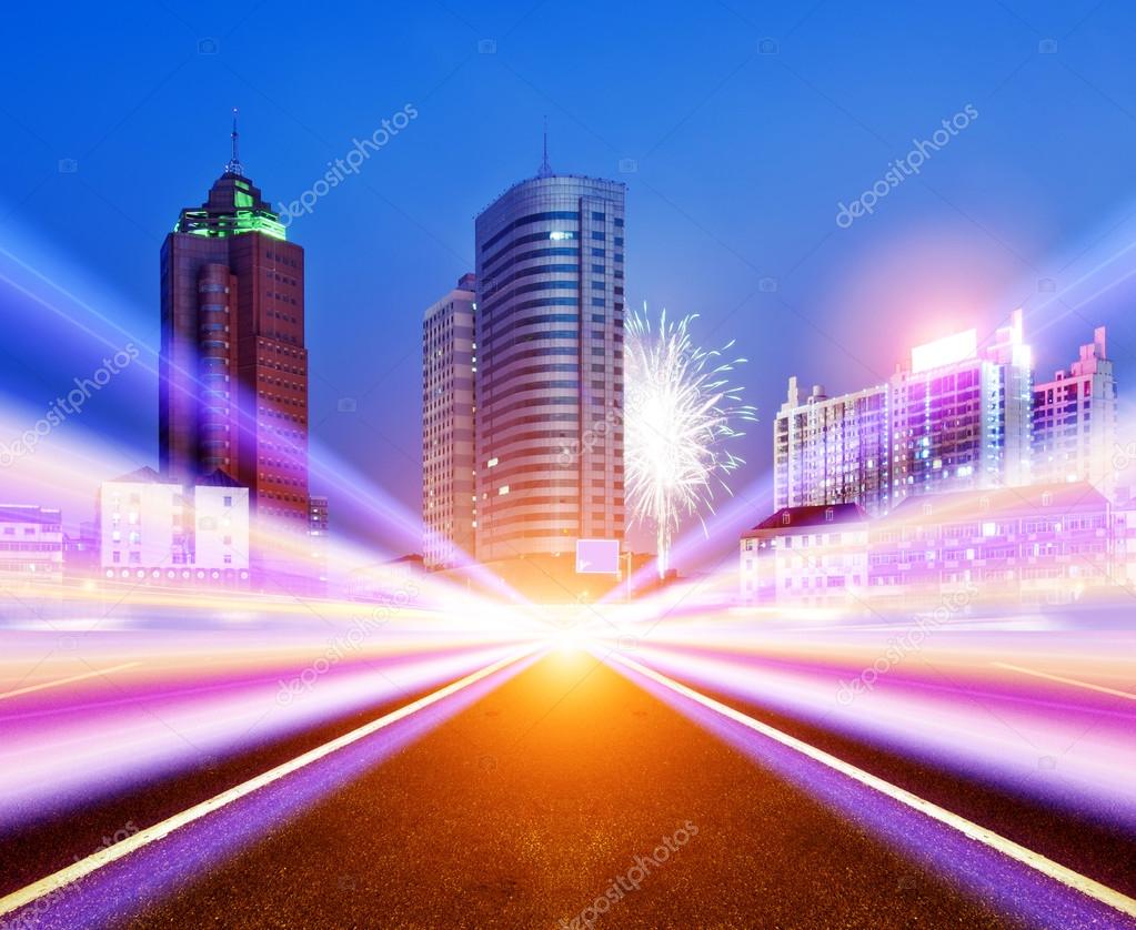 Light trails — Stock Photo © gyn9037 #20174839