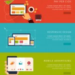 Smartphone apps flat icon design — Stock Vector © pulsar011 #40396531