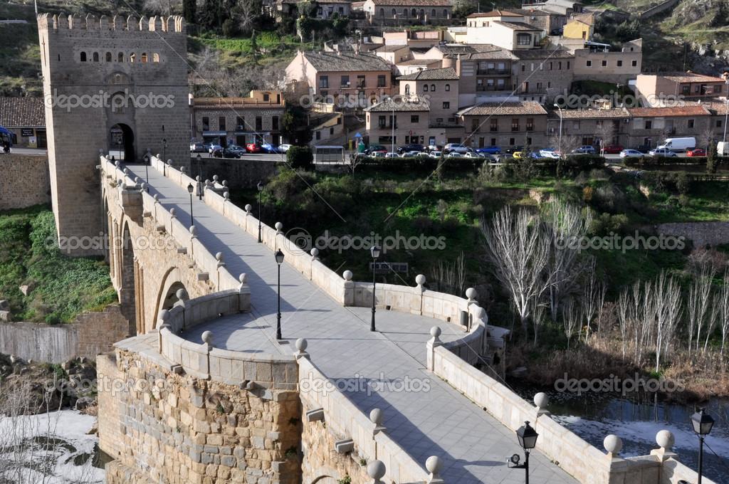 Bridge of San Martin, Toledo (Spain) — Stock Photo © naticastillog ...