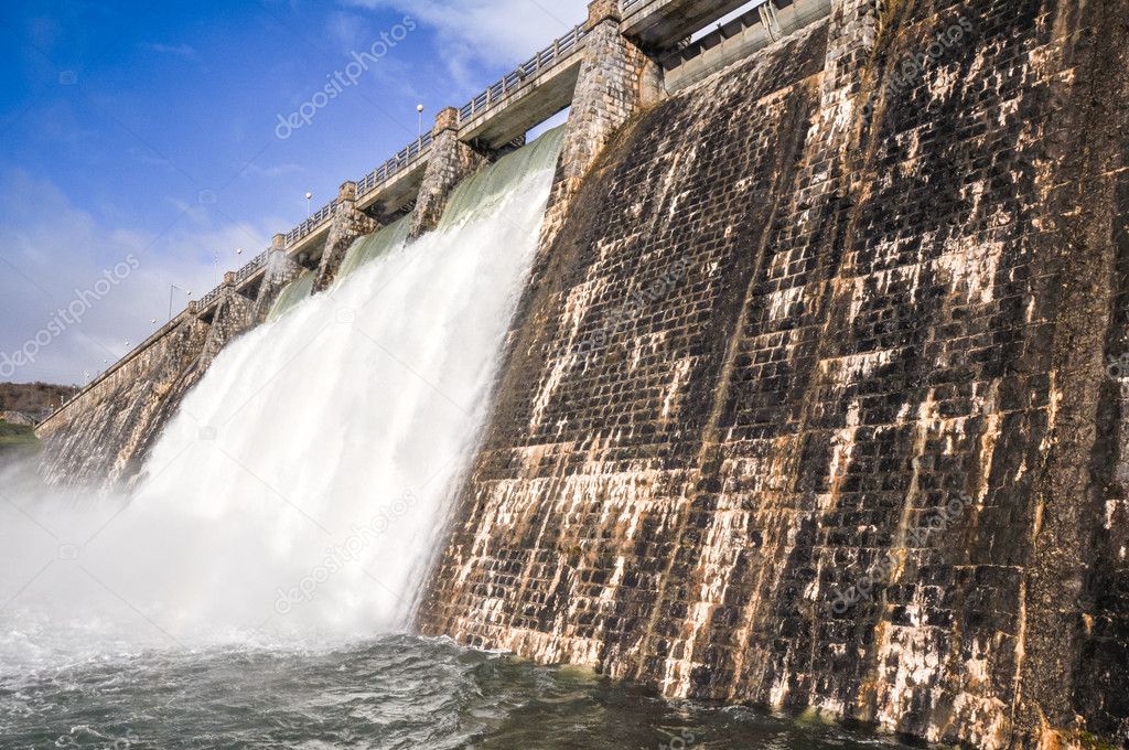 Dam over Zadorra river, Basque Country (Spain) – Stock Editorial Photo ...