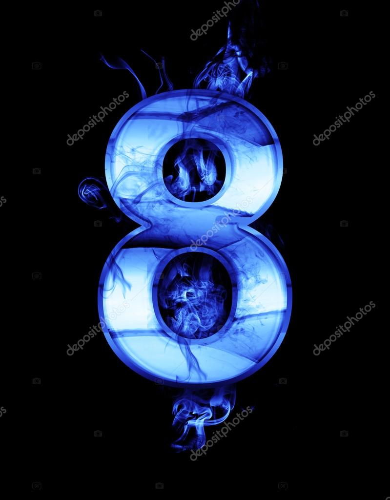 Illustration of number eight — Stock Photo © outsiderzone #22305211