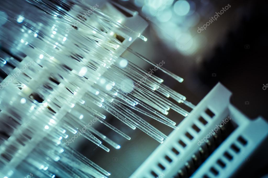 Fiber optic cables — Stock Photo © outsiderzone #42023061
