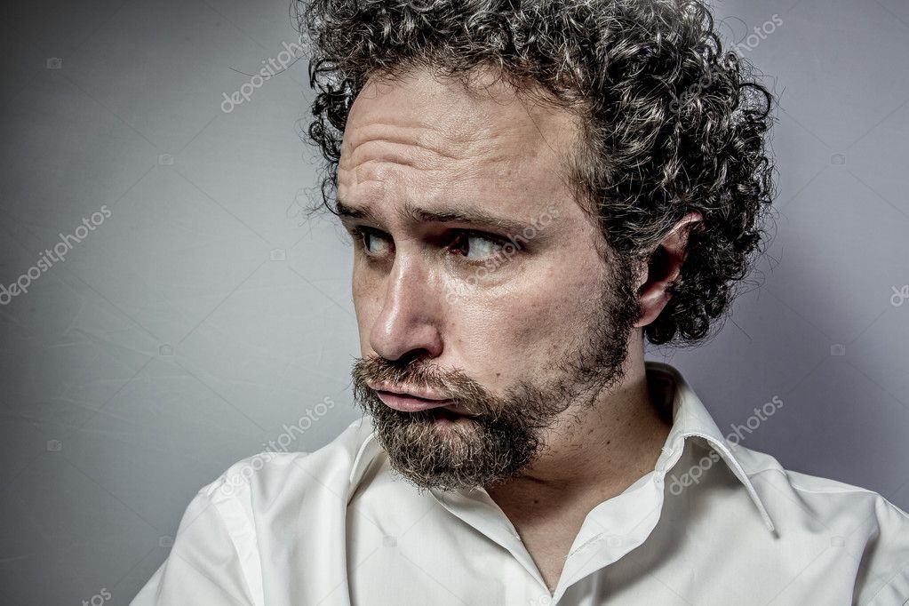 Man with intense expression Stock Photo by ©outsiderzone 46497899