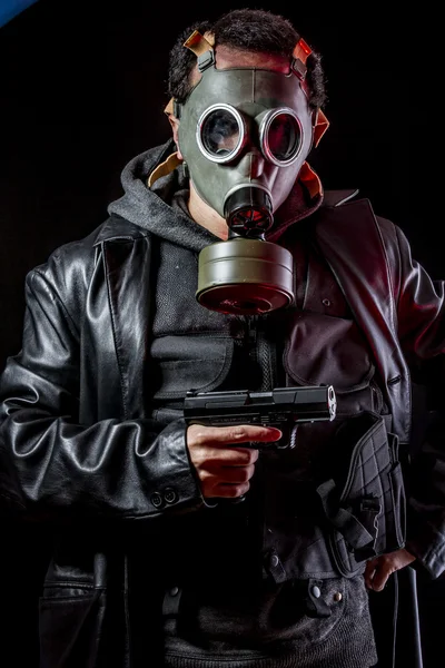 Man with gas mask Stock Photo by ©outsiderzone 53933391