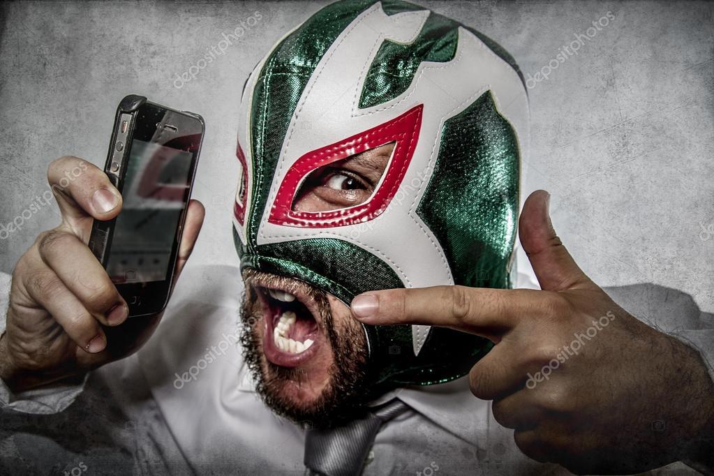 Man screaming on the phone — Stock Photo © outsiderzone #49080787