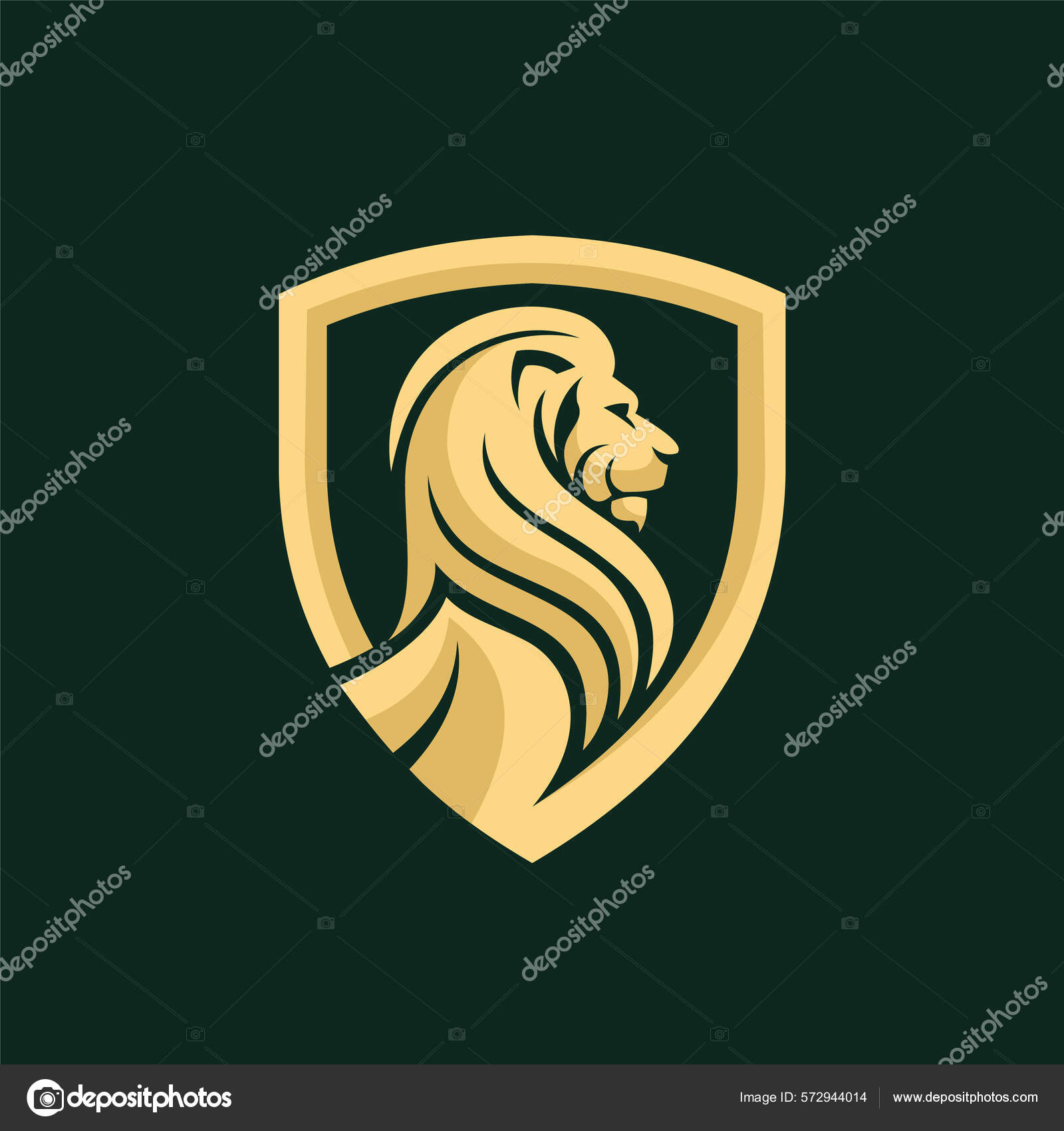 Logotipo Kepala Singa Raja Singa Logo Kartun Gambar Gratis Di