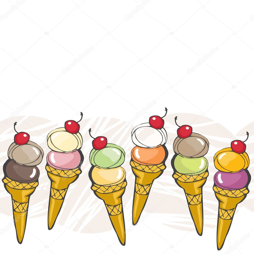 Ice Cream Clip Art Border