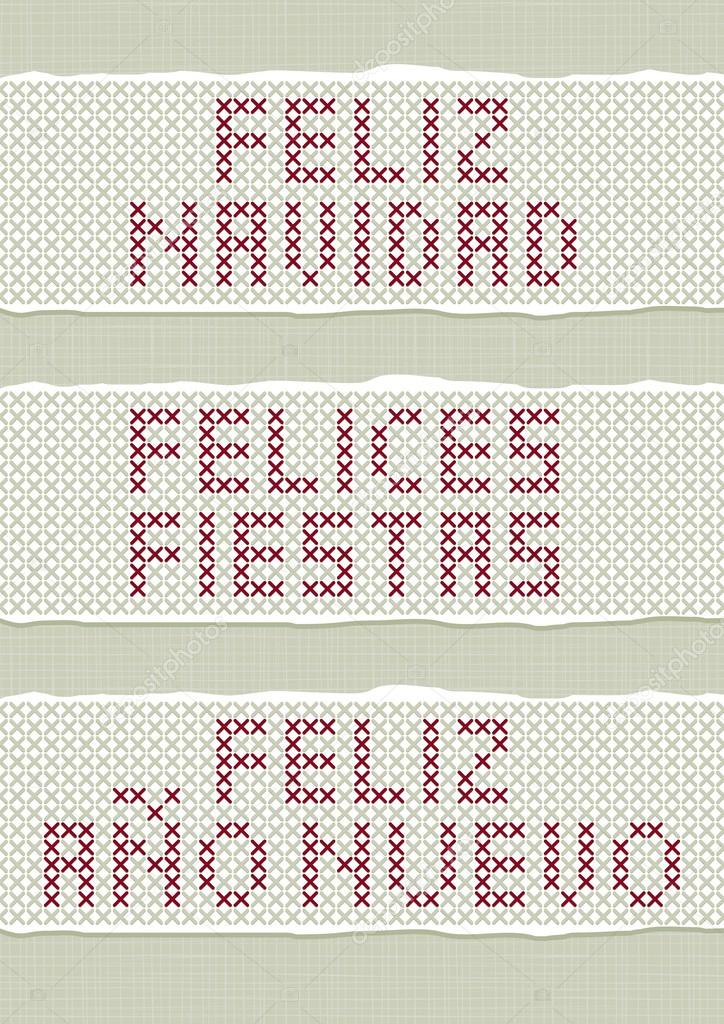 Feliz Navidad Felices Fiestas Feliz Ano Nuevo spanish Christmas New ...