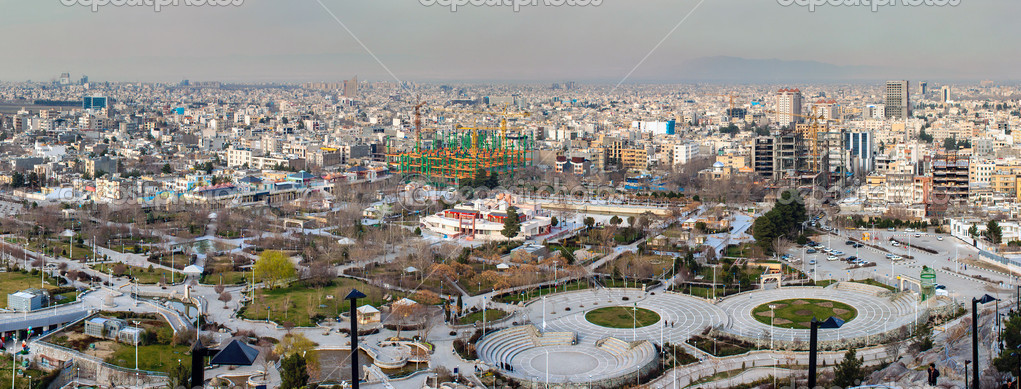 Aerial view of Mashhad — Stock Photo © mathes #44231185