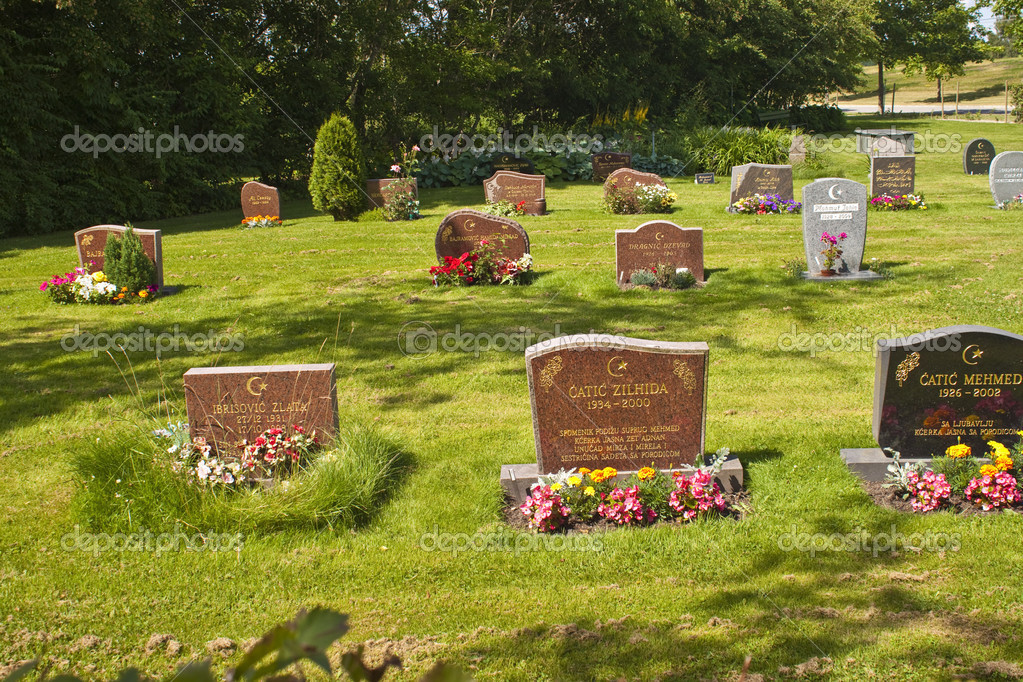Muslim Graveyard Inside