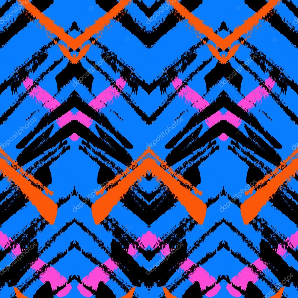 Multicolor hand drawn pattern with zigzag lines Stock Vector by ©tukkki ... Multicolor hand drawn pattern with zigzag lines Stock Vector by ©tukkki ...