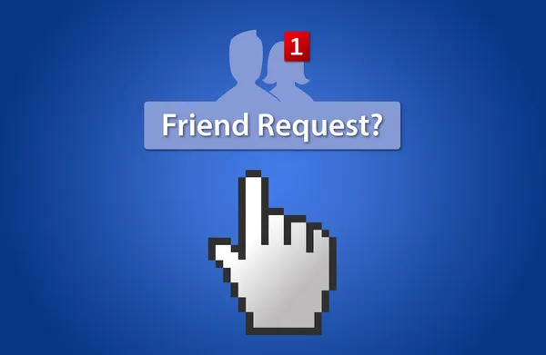 ᐈ Facebook friend request stock vectors, Royalty Free friend request ...