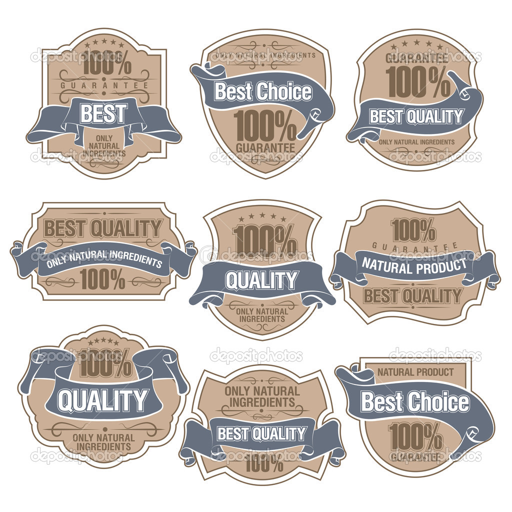 Best Quality Labels Stock Vector Image by ©Sooolnce #22440159