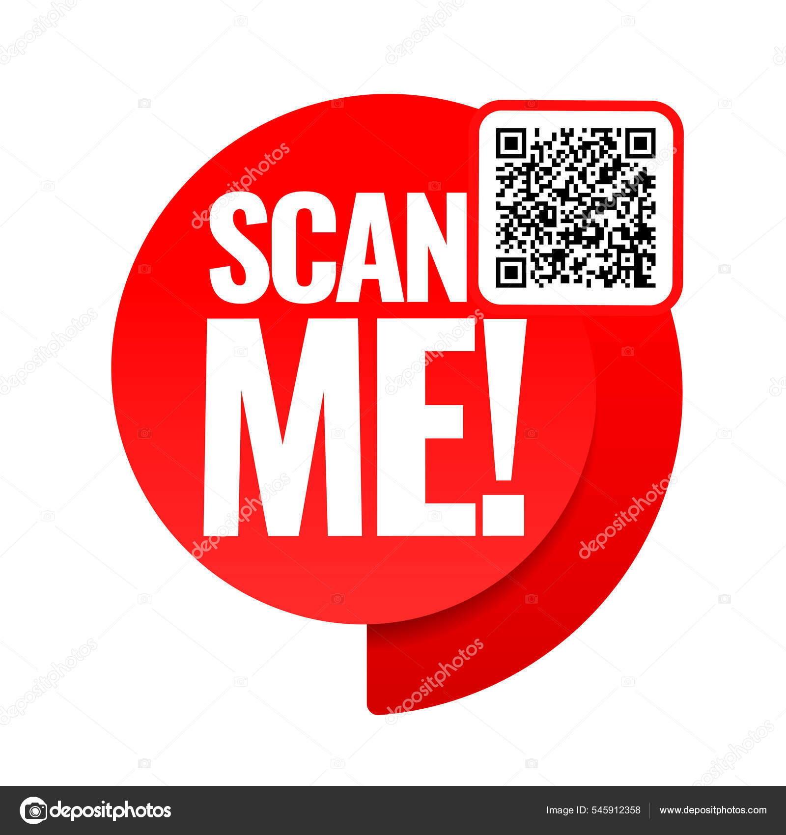 Escanéame Icono Símbolo Emblema Ilustración Vectorial Stock Vector by ...