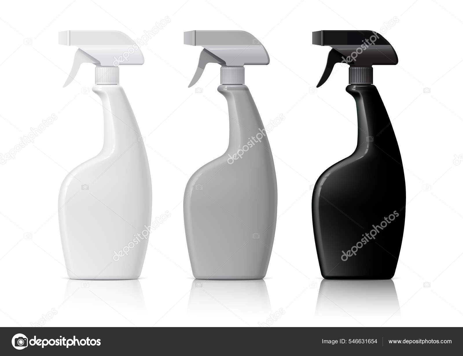 Realistic Plastic Bottle Can Spray Pistol Object Shadow Reflection ...