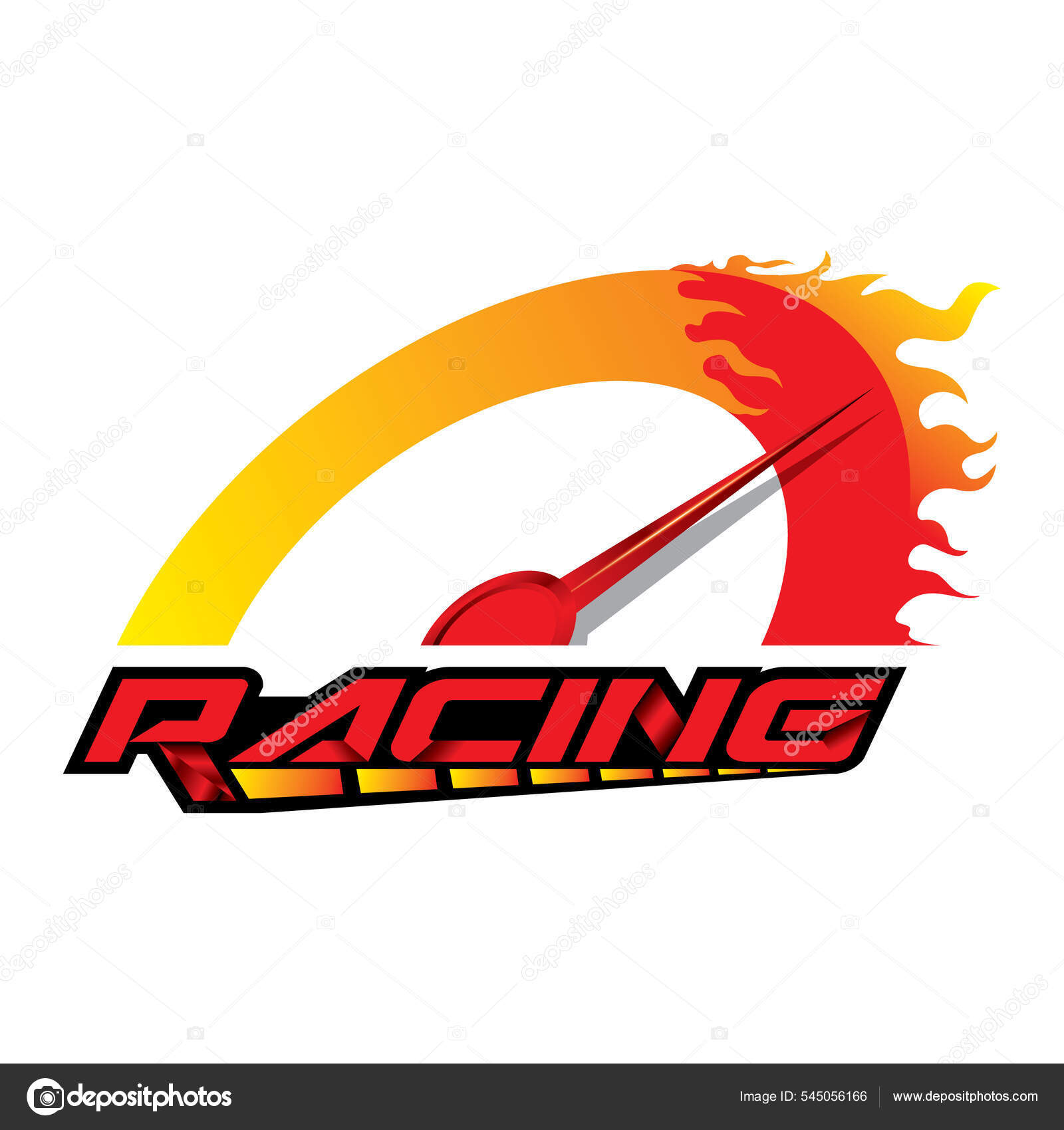 Racing Concept Design Logo Vector Template Stock Vector by ©tieataopoon ...