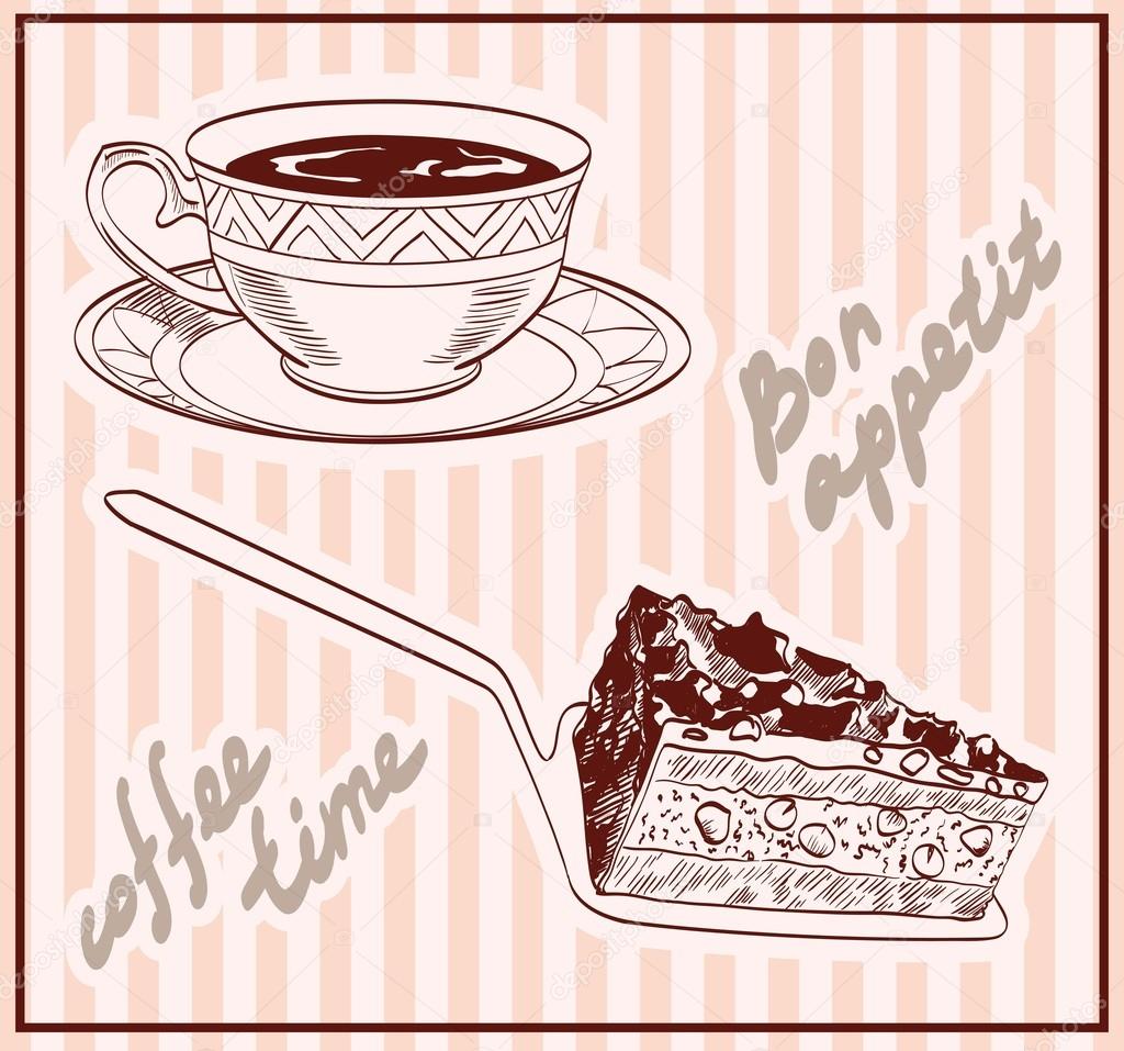 Coffee time Stock Vector by ©lapuma 40862317