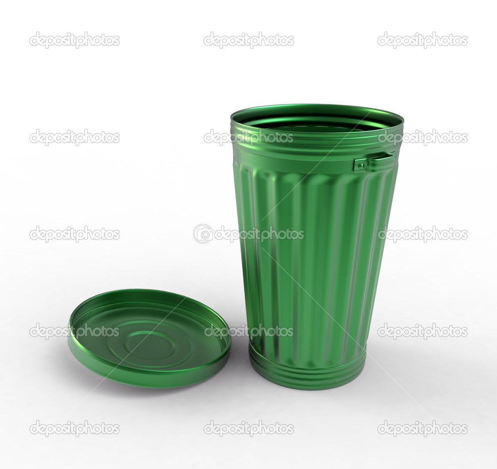 Open green bin Stock Photo by ©mike_kiev 36869505