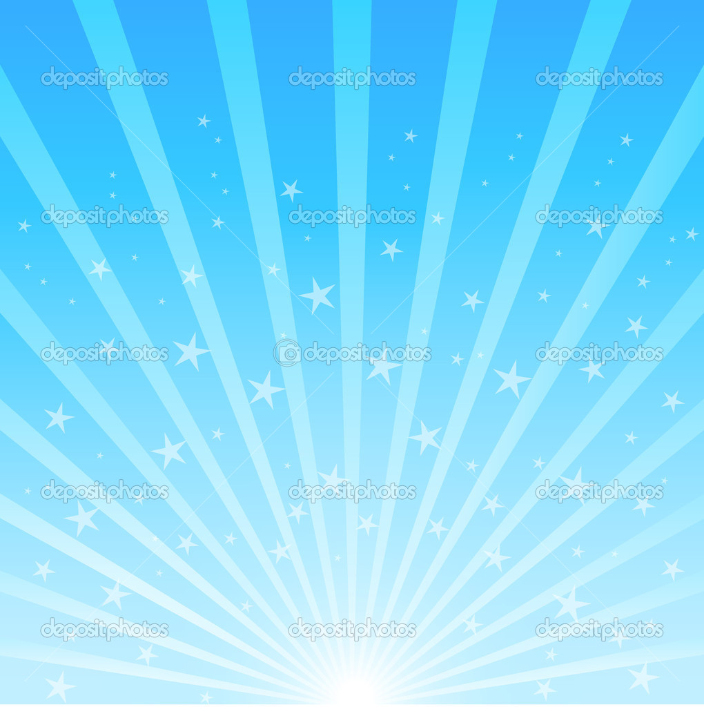 Fondo de rayos luminosos azules — Vector de stock © Podsolnukh #40432491