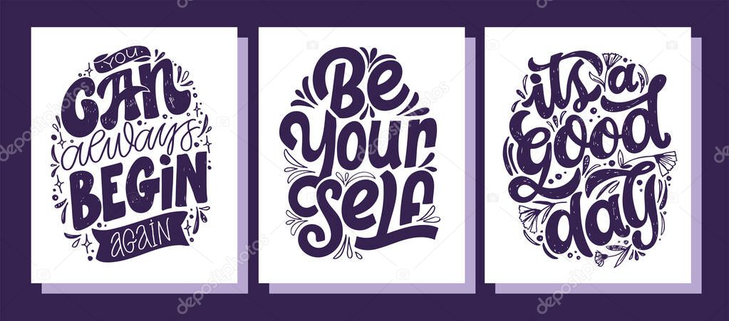 Bonita postal de letras sobre la vida. Cartel de letras, dise o de ...