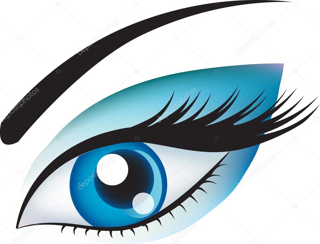Blue eye Stock Vector by ©ElStrie 21260859