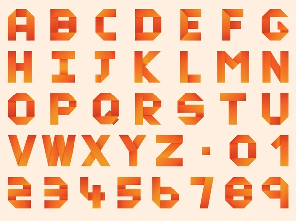 Origami alphabet Vector Art Stock Images | Depositphotos