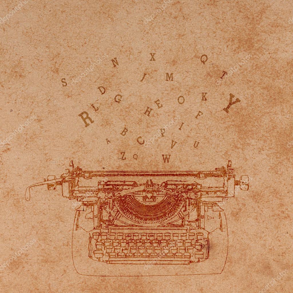 Old paper with Typewriter Pattern.Vintage background. Stock Photo by ...