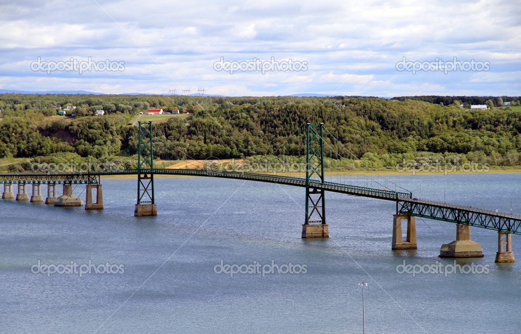 Bridge on St. Lawrence River Stock Photo by ©ValeStock 15355349