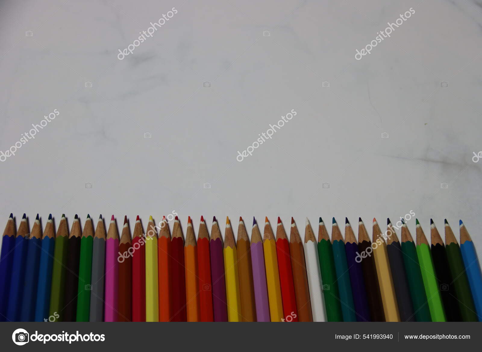 Pretty Colored Pencils Various Colors — Stock Photo © taekim1828 #541993940