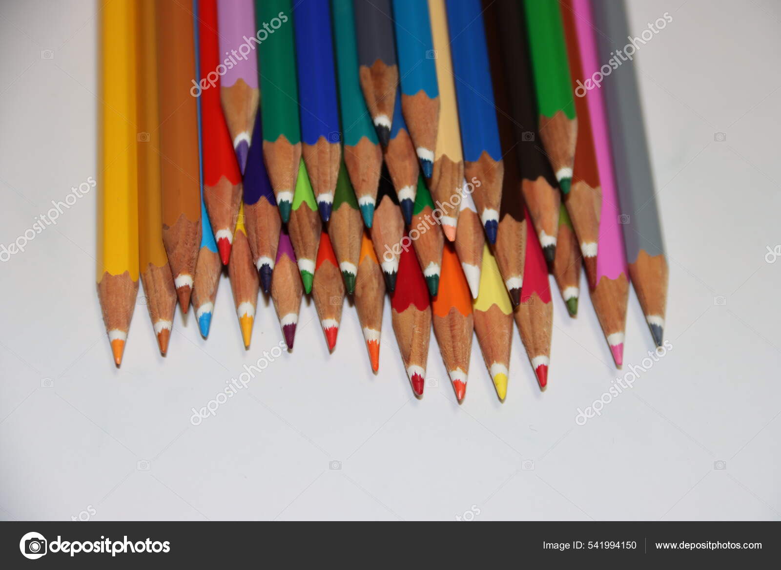 Pretty Colored Pencils Various Colors — Stock Photo © taekim1828 #541994150