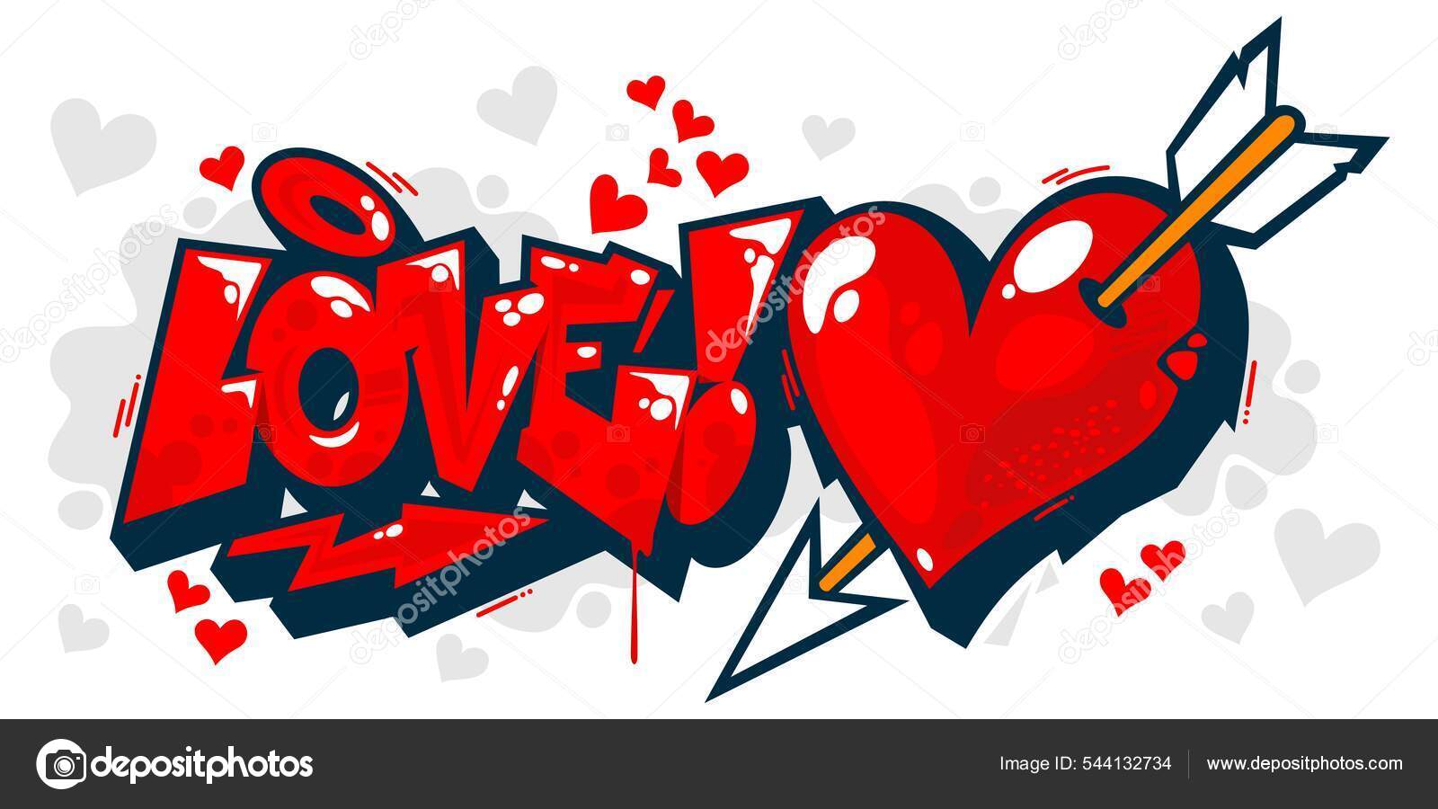 Love Graffiti Drawing Love Graffiti | Graffiti