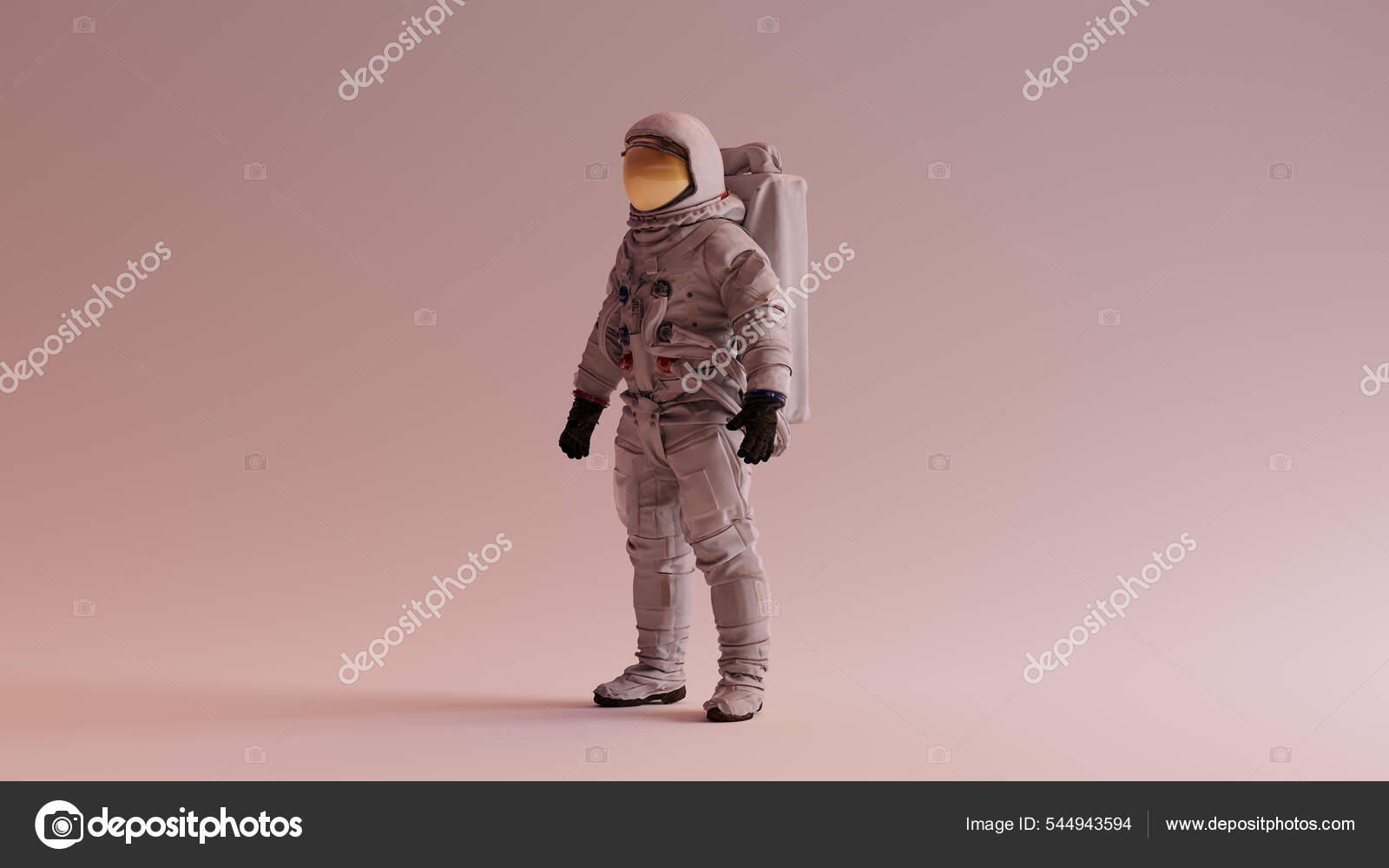 Astronauts Gold Helmets