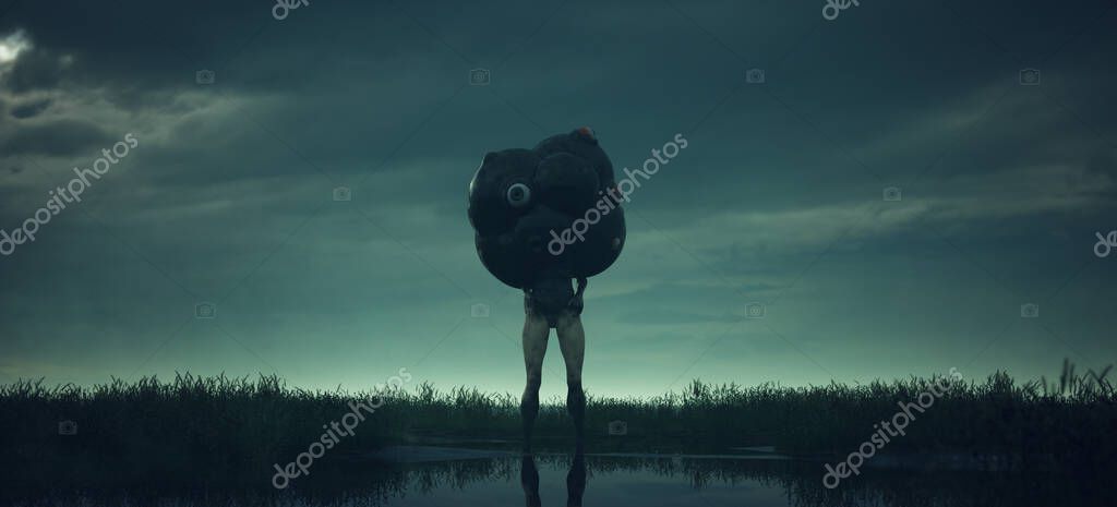 Alien Mind Control Body Snatcher Outer Space Woman Post Apocalyptic Sci ...