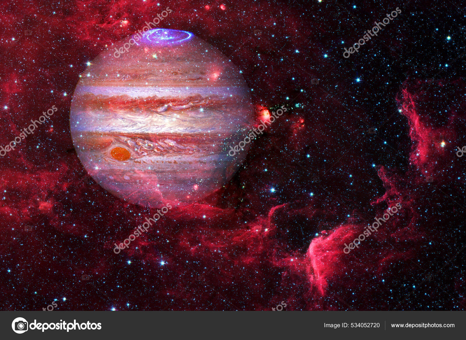 Outer Space Cosmic Landscape Nebula Elements Image Furnished Nasa ...