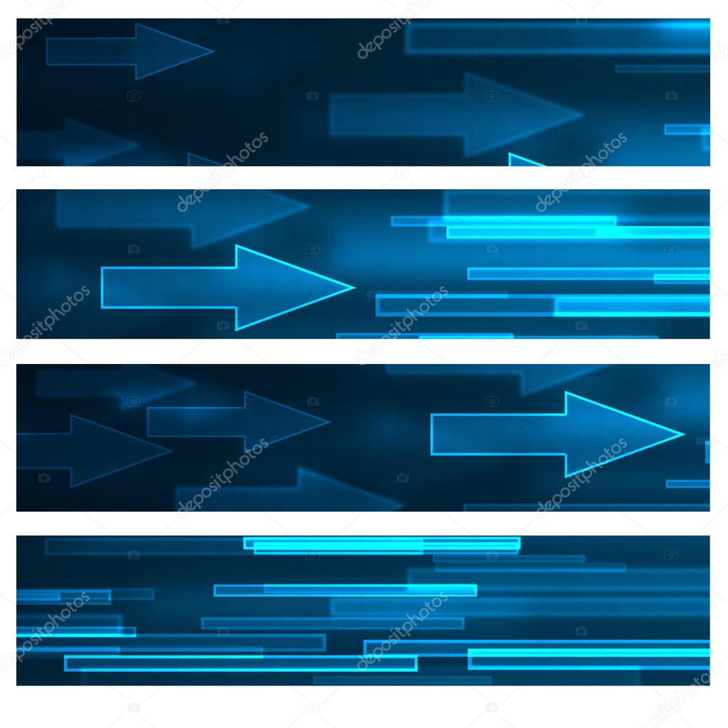 Arrows banner — Stock Photo © mario7 #21733033