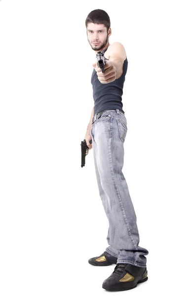 Man with guns Stock Photo by ©mikeaubry 13240566