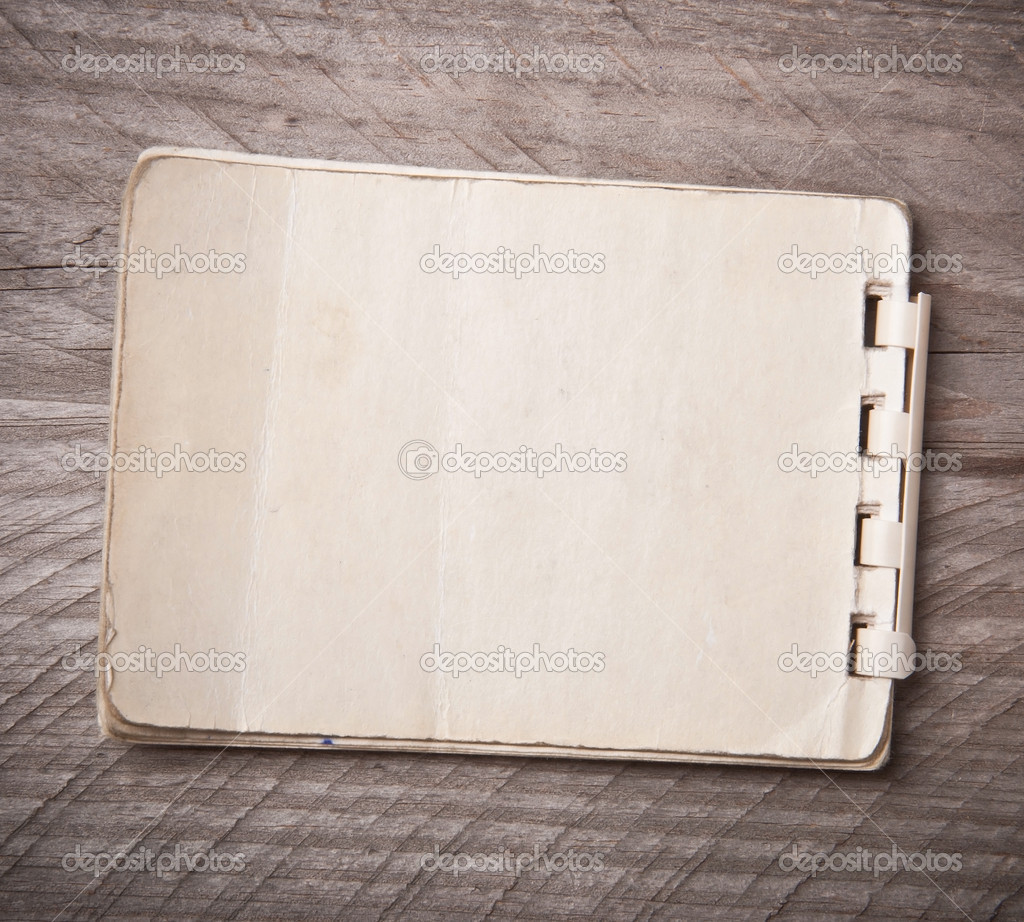 Old notebook — Stock Photo © Taddeus #14293241